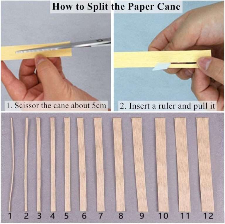 OLYCRAFT 21 Yard Paper Weaving Cane 3/5 Inch Paper Rattan