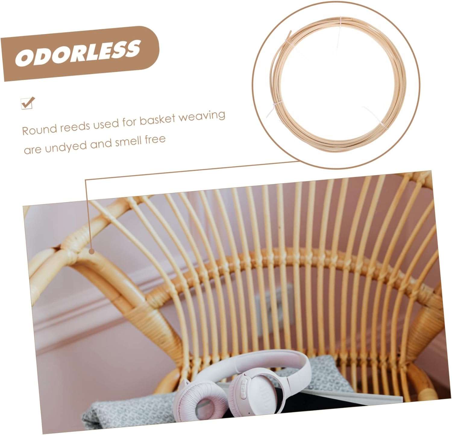 Rattan Weave Material Webbing Basket Wicker Weaving Repair Kit
