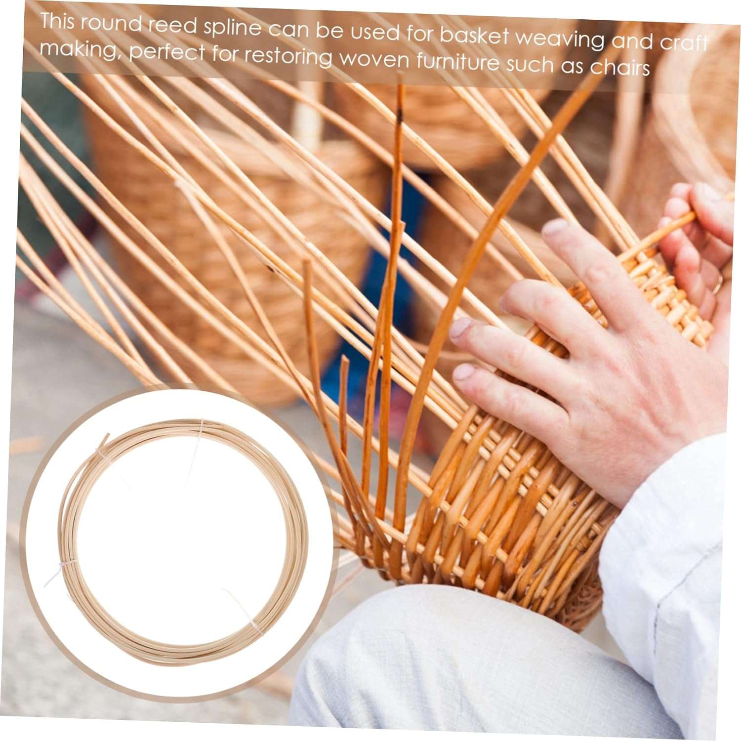 Rattan Weave Material Webbing Basket Wicker Weaving Repair Kit