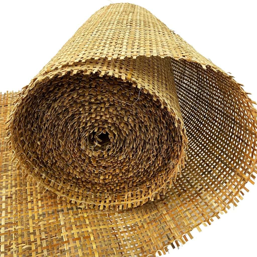 16" Width Natural Rattan Webbing Roll for Cane Webbing Projects