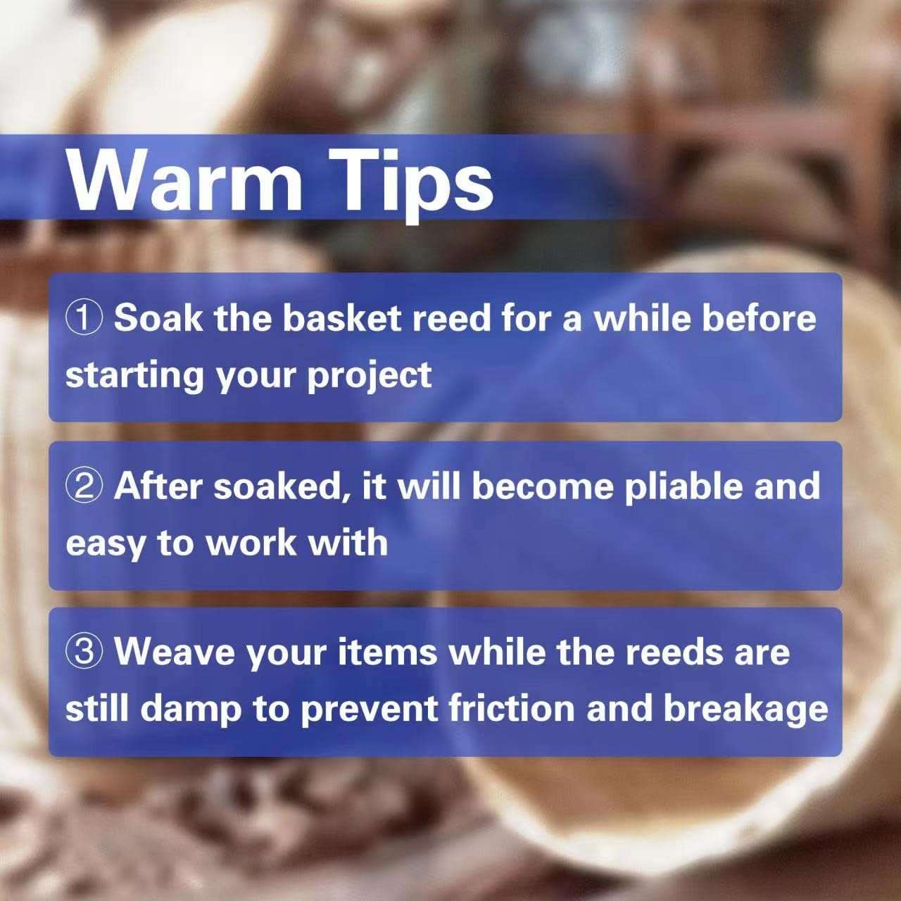 Basket Round Reed #2 1.75mm 1-Pound Coil Basket Weaving