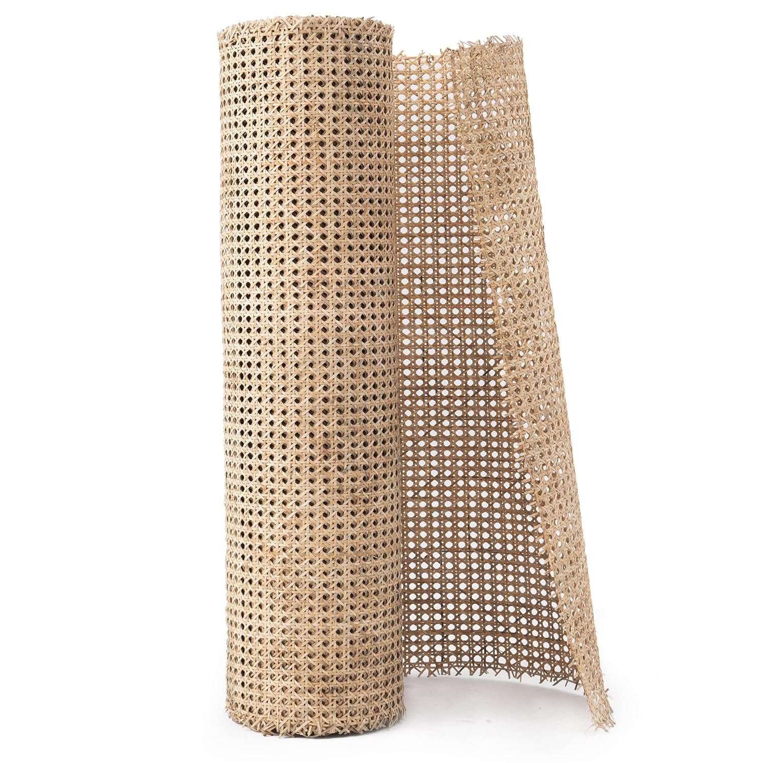 KOLWOVEN 24" Width Natural Rattan Webbing for Caning Projects