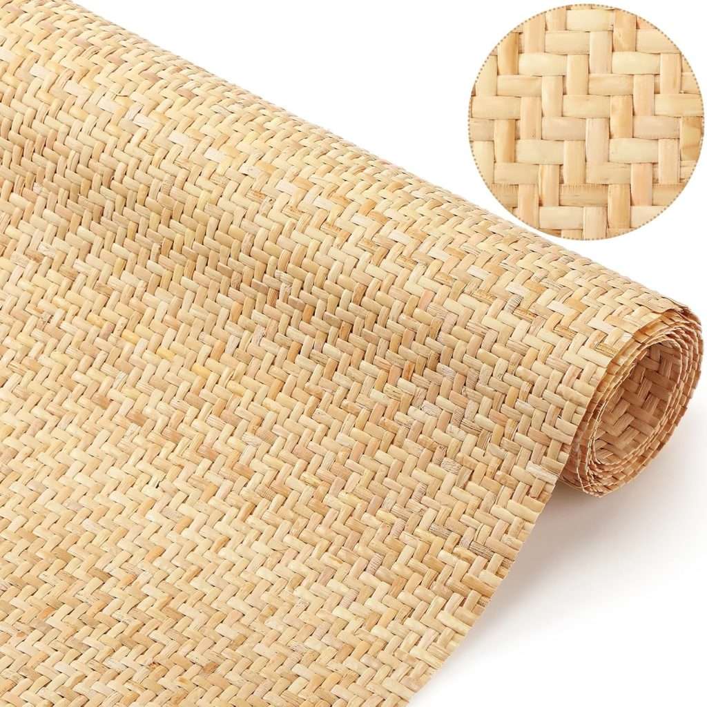 Natural Cane Webbing V Shape Brown Cane Webbing Roll Rattan