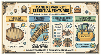 Cane Chair Repair Kit for Beginners – Easy DIY Guide